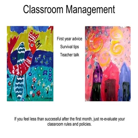 KCC Art 141 Classroom Management | PPT | Homework and Study | Education