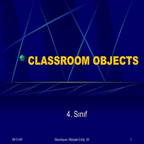Classroom Object | PPT