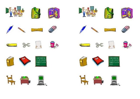 Classroom objects * 1st grade | PPT