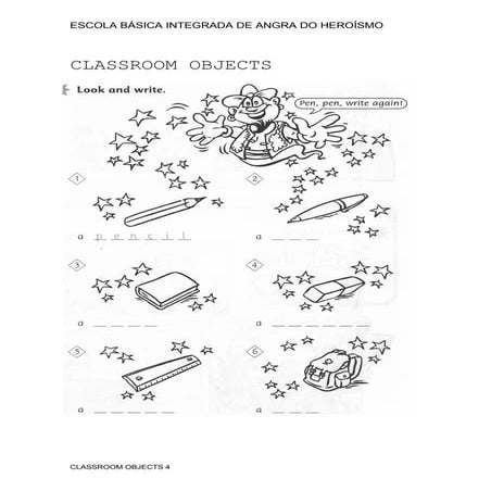 Classroom Objects 4 | PDF