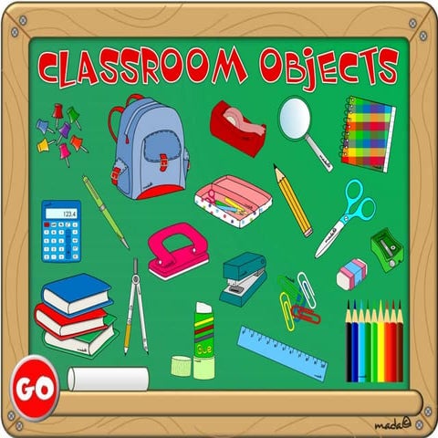 Classroom objects-game-fun-activities-games-games-picture-description ...
