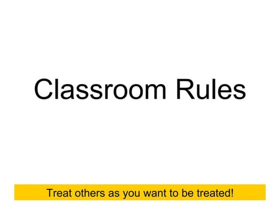 Classroom rules and procedures | PPT | Homework and Study | Education