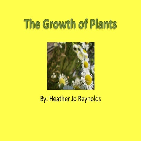 The Growth of Plants | PPTX