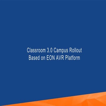 Classroom 3.0 - How Academic Institutions can implement AR VR - based ...
