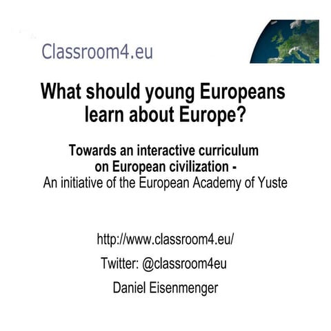 Classroom4eu: interactive open textbook | PPT