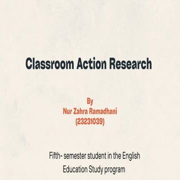 Classroom action research, RESEARCH ON ELT.pdf