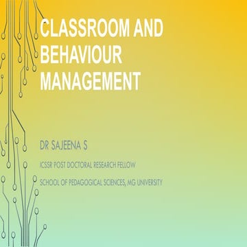 classroom and behavior management ideas by Miss Sundas.pptx