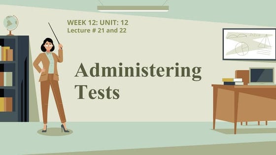 Administering the test | PPT