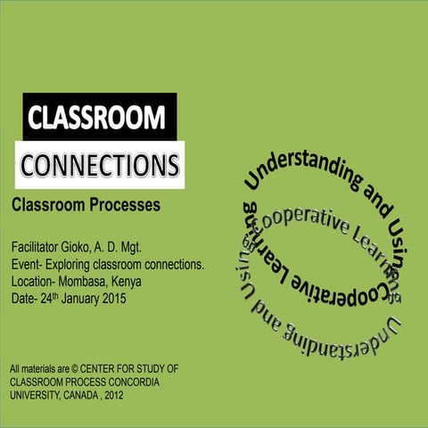 Classroom connections | PPT