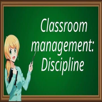 Building classroom discipline | PPTX
