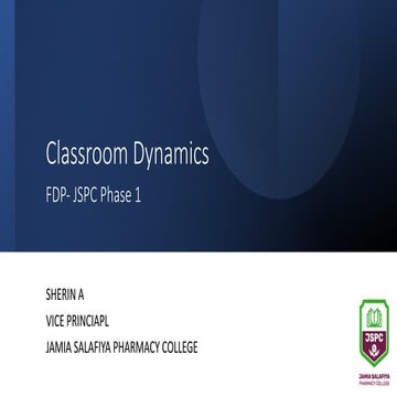 classroom dynamics and different types of classroom dynamics | PPTX
