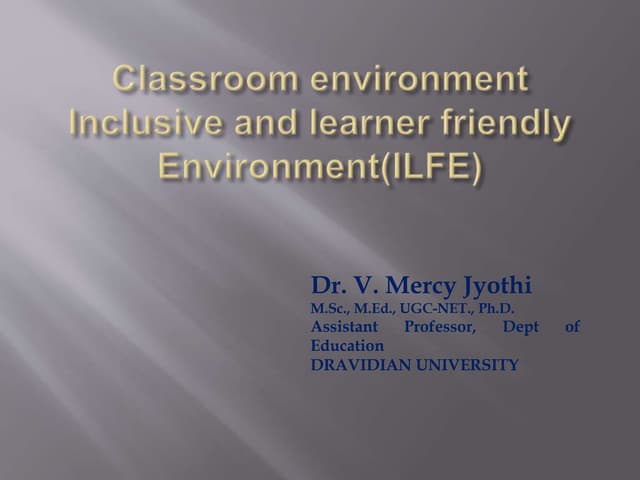 UNESCO toolkit 1:Learning-Friendly Environment(ILFE) | DOC