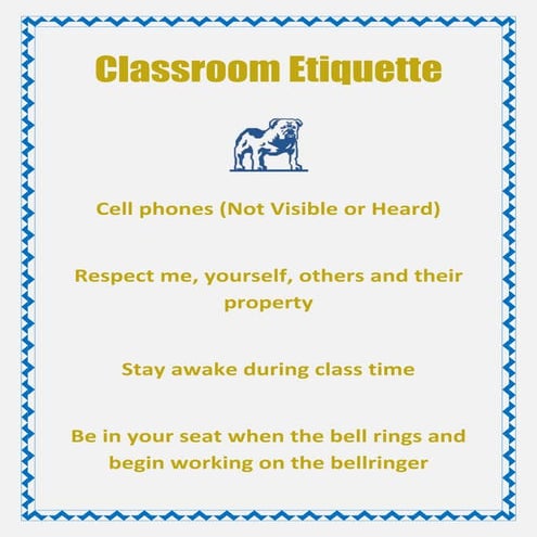 Classroom etiquette | DOCX | Smartphones | Consumer Electronics