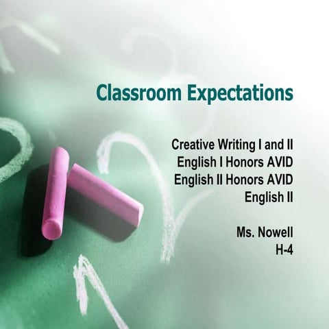Classroom Expectations | PPT