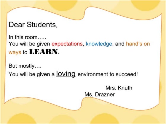 Classroom expectations | PPT
