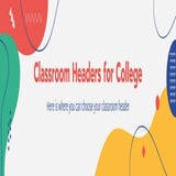 Classroom Headers for College by Slidesgo | PPT