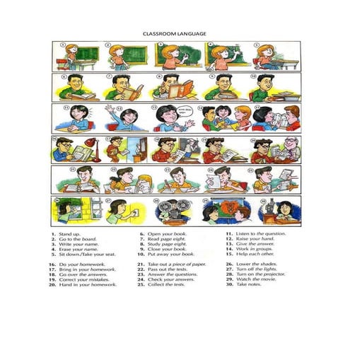 Classroom language | DOCX