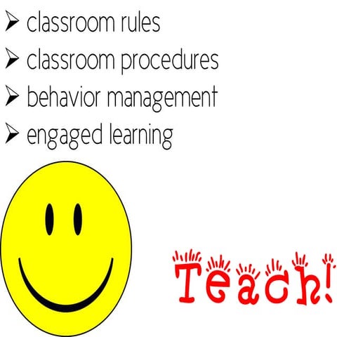 Classroom management | PPT