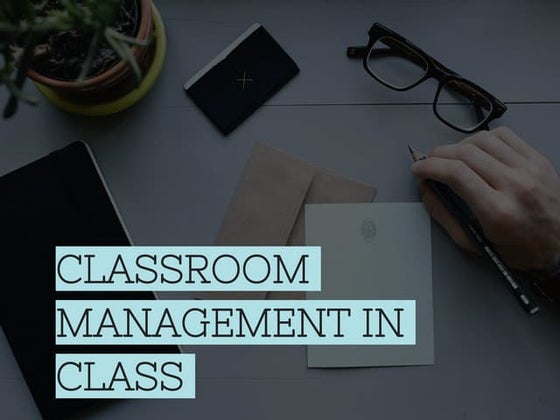 Classroom management | PPT
