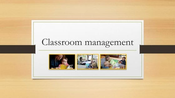 Classroom management | PPT