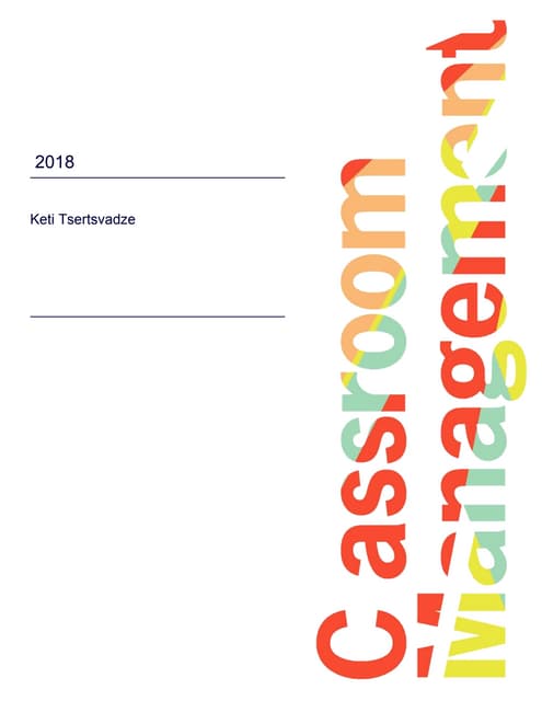 The effective class adviser MANUAL | DOC