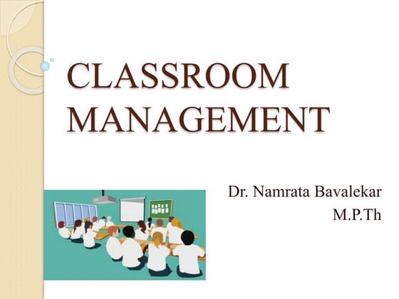 Classroom Management | PPTX | Daycare and Pre-School | Parenting