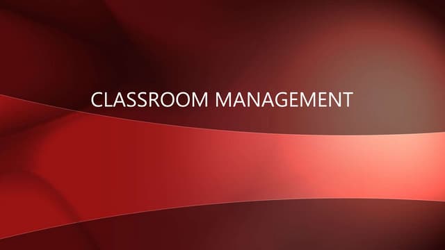 Creating my classroom/ remote learning management | PPTX