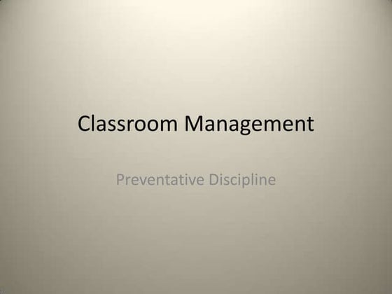 1:1 PLD & Classroom Management | PPT