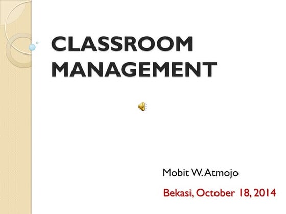 Effective Classroom Management Techniques | PPT