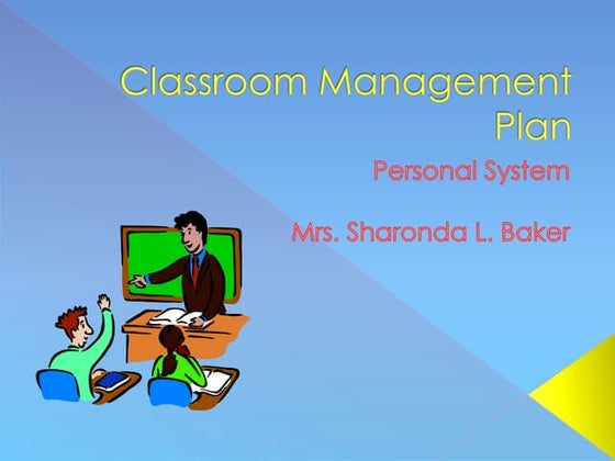 Classroom management ppt | PPTX