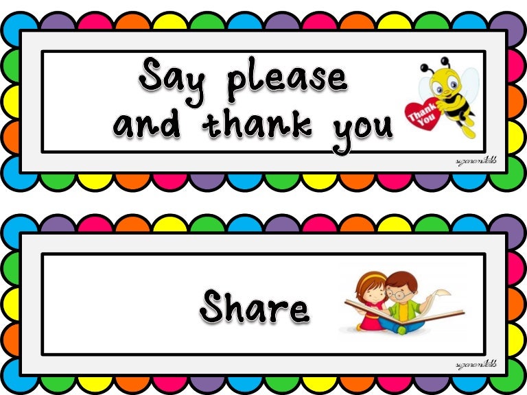 Classroom manners
