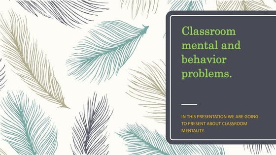 MANAGING CHALLENGING BEHAVIORS WITH CHILDREN IN THE CLASSROOM | PPT