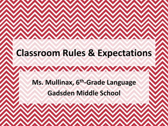 Classroom Rules, Procedures, & Expectations.pptx