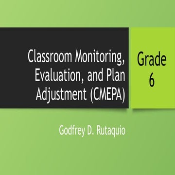 Classroom Monitoring, Evaluation, and Plan Adjustment.pptx