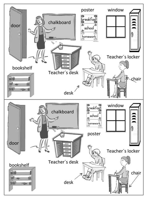 Worksheet classroom objects | PPTX | Homework and Study | Education