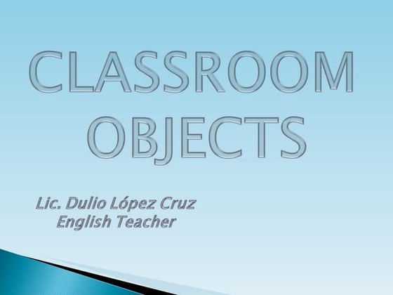 Worksheet classroom objects | PPTX | Homework and Study | Education