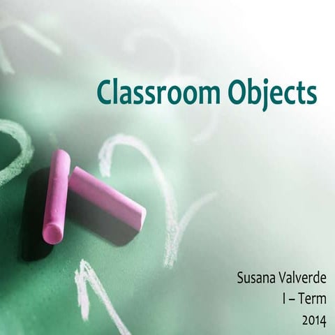 Classroom objects | PPT
