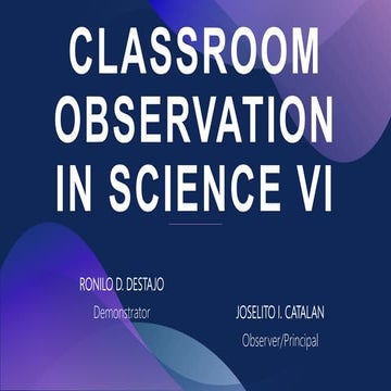 CLASSROOM OBSERVATION IN SCIENCE VI.pptx