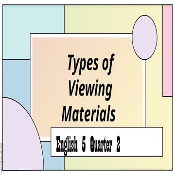 Classroom Observation No. 2_ Types of Viewing Materials.pptx
