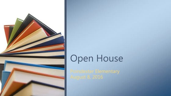 School Open House - Grade 1 | PPT