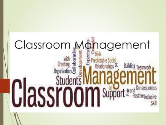 Classroom management powerpoint | PPT
