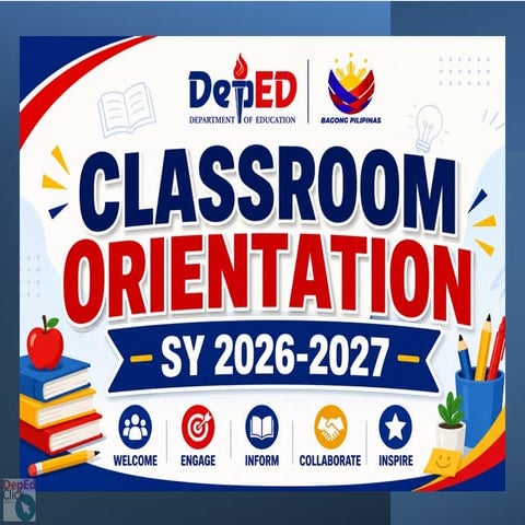 Comprehensive Orientation on the New Three-Term School Calendar and ...