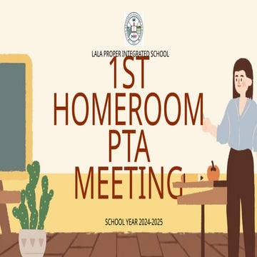 Classroom Parent Teacher Orientation Education Presentation in Simple ...