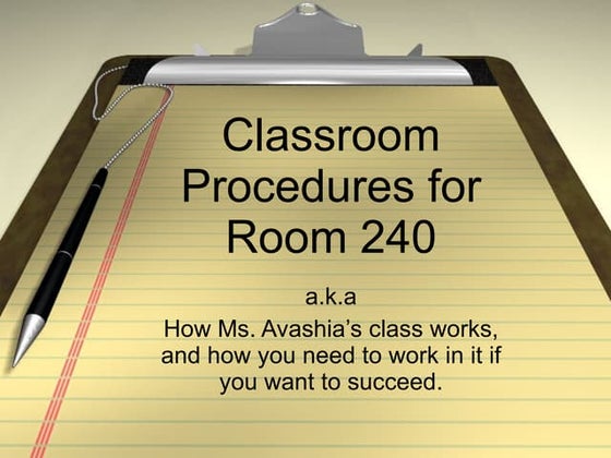 Classroom Decorum | PPTX | Secondary Education | Education