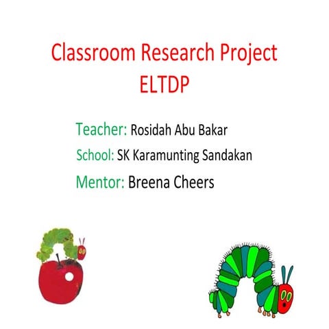 Classroom research project eltdp | PPT