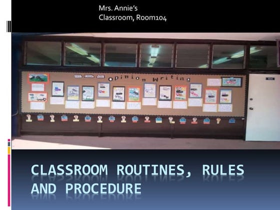 classroom rules.pptx presentation for elementary | PPTX | Education