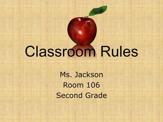 Classroom rules and procedures | PPT | Homework and Study | Education