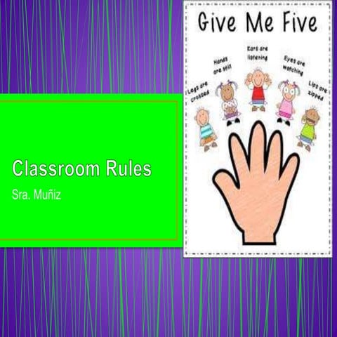 Efl classroom rules | PPSX