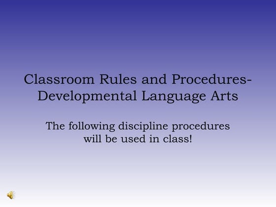 Classroom rules and procedures | PPT | Homework and Study | Education