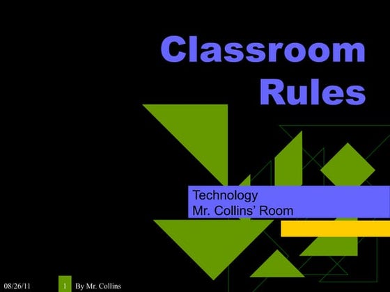 Rules For Class | PPT